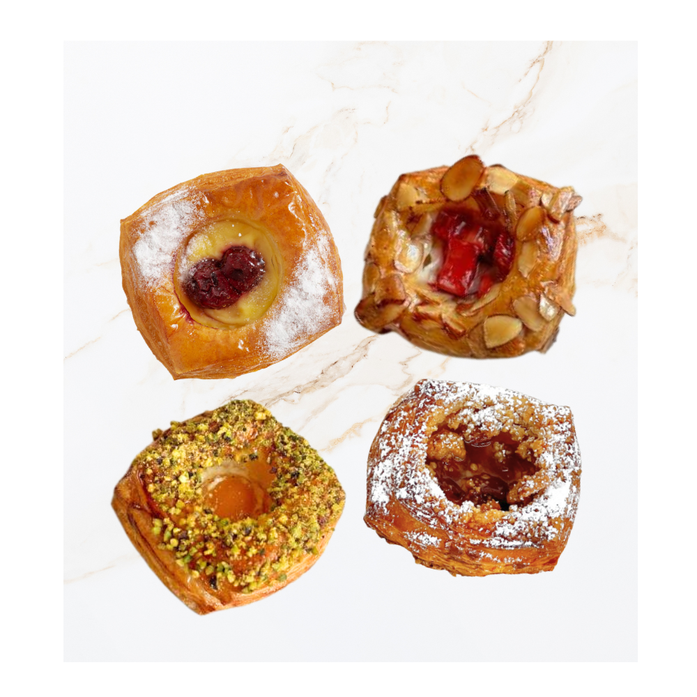 Mini Assorted Artisan Danishes - CBD Patisserie